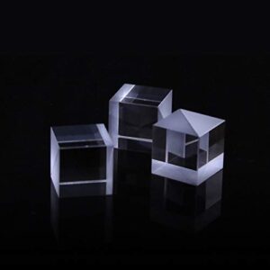 Optical Glass Cube Dichroic Beam Splitter Prism Ratio 50:50 Spectrome Sicence 15X15X15MM