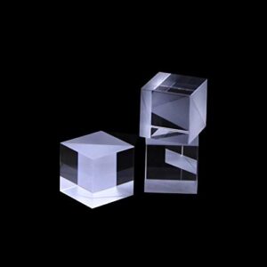 Optical Glass Cube Dichroic Beam Splitter Prism Ratio 50:50 Spectrome Sicence 15X15X15MM