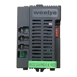 weelye RX30 24V Four-Sided Socket Kids Powered Ride on car 2.4G Bluetooth Remote Control and Receiver Accessories for Children Electric Ride On Car Replacement Parts