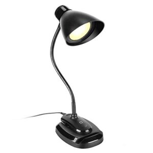 led desk lamp with 3 levels of adjustable brightness, sensitive touch contro, humanized design, for office learning and home use