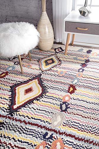 nuLOOM Motley Moroccan Runner Rug, 2' 6" x 6', Multi