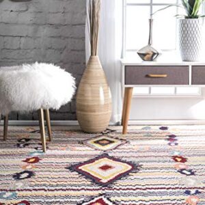 nuLOOM Motley Moroccan Runner Rug, 2' 6" x 6', Multi