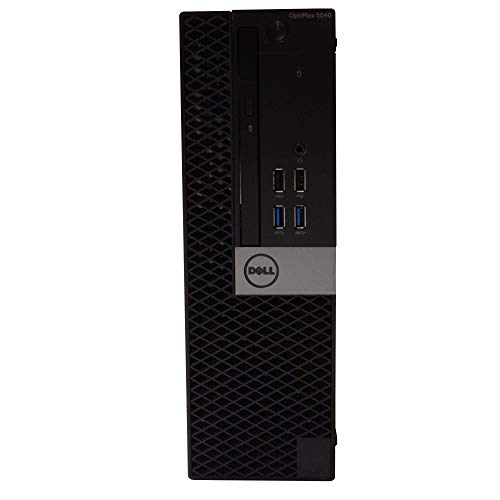 Dell 5040 Small Form PC Desktop Computer - Intel i5-6500, 16GB RAM, 2TB HDD, Windows 10 Pro, 23.6 FHD V7 LED Monitor, New 16GB Flash Drive, Wireless Keyboard & Mouse, DVD, HDMI, WiFi (Renewed)