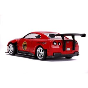 Jada Toys Power Rangers 1:32 Red Ranger 2009 Nissan GT-R R35 Ben Sopra Die-cast Cars, Toys for Kids and Adults