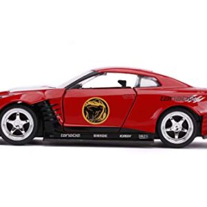 Jada Toys Power Rangers 1:32 Red Ranger 2009 Nissan GT-R R35 Ben Sopra Die-cast Cars, Toys for Kids and Adults