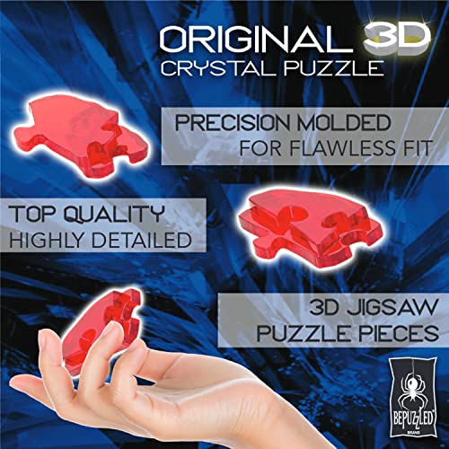 BePuzzled | Penguin and Baby Standard Original 3D Crystal Puzzle, Ages 12 and Up