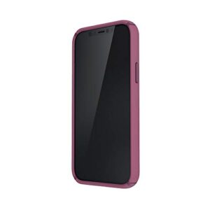 Speck Products Presidio2 PRO iPhone 12, iPhone 12 Pro Case, Lush Burgundy/Azalea Burgundy/Royal Pink