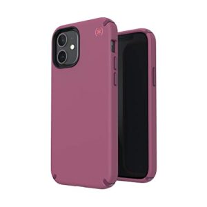 Speck Products Presidio2 PRO iPhone 12, iPhone 12 Pro Case, Lush Burgundy/Azalea Burgundy/Royal Pink