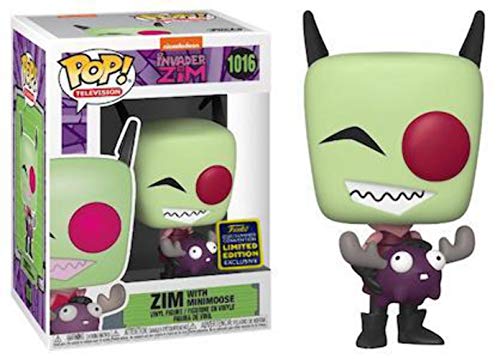 Funko POP! Television Invader Zim with Minimoose Figure (SDCC 2020 Exclusive)