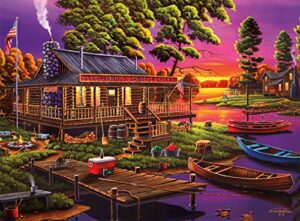 buffalo games - geno peoples - stephanie's canoe rental - 1000 piece jigsaw puzzle