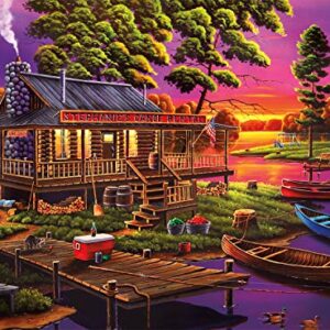 Buffalo Games - Geno Peoples - Stephanie's Canoe Rental - 1000 Piece Jigsaw Puzzle