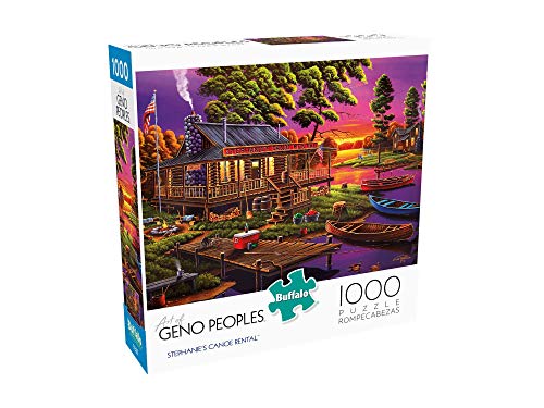 Buffalo Games - Geno Peoples - Stephanie's Canoe Rental - 1000 Piece Jigsaw Puzzle