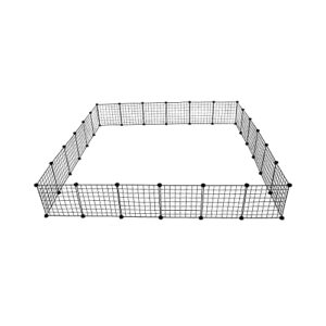 midlee guinea pig cage panels- set of 24 diy piggie cage