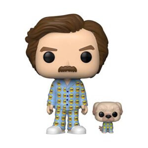 funko pop! movies #946 anchorman ron with baxter (2020 summer convention exclusive)