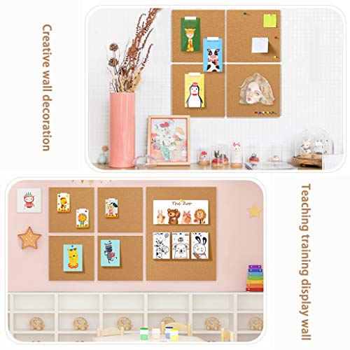 Wall decoration Cork DIY Needle Board, self-Adhesive Notice Board of Office Children's Bedroom, with 20 thumbtacks