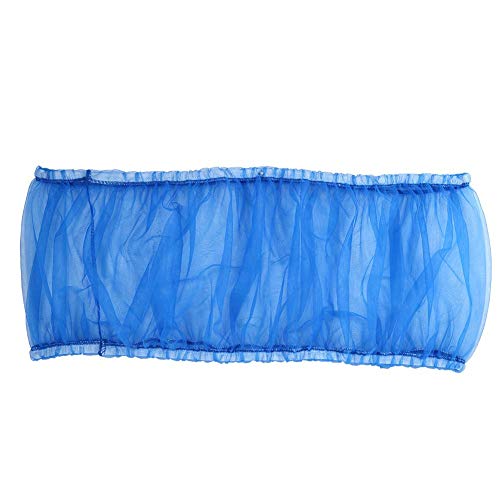 Zerodis Bird Cage Dustproof Gauze, 4 Colors Large Size Ventilated Nylon Bird Cage Cover Elastic Mesh Band Pet Products(Blue)