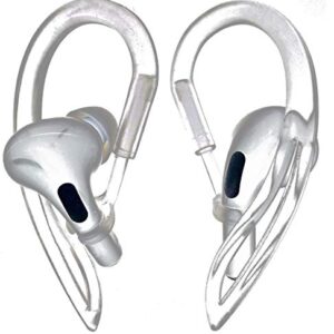 JNSA AirPods Pro Ear Hooks Anti-Slip Anti-Drop Earhooks【Not Fit in The Charging Case】 Compatible with AirPods Pro, Clear