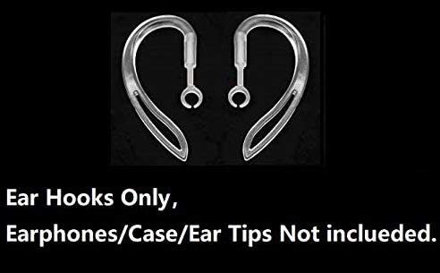 JNSA AirPods Pro Ear Hooks Anti-Slip Anti-Drop Earhooks【Not Fit in The Charging Case】 Compatible with AirPods Pro, Clear