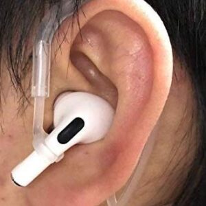 JNSA AirPods Pro Ear Hooks Anti-Slip Anti-Drop Earhooks【Not Fit in The Charging Case】 Compatible with AirPods Pro, Clear