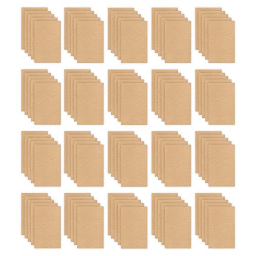 100 Boards of 12”x 19”, 3mm 1/8th inch MDF (Medium Density Fibreboard), Glowforge Ready, Unfinished | for Laser Engraving, CNC, Wood Burning, Router, Scroll Saw.  by Craft Closet