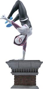 marvel gallery: spider-gwen (handstand version) pvc figure, multicolor, 11 inches