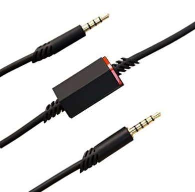 2.0M A40 Cord Replacement Inline Mute Console Cable Wire, Also Compatible with AstroA40 A40 TR Gaming Headset