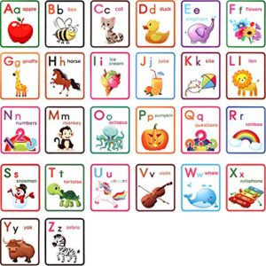 26 pieces alphabet bulletin board set animals alphabet cards classroom alphabet decor standard manuscript alphabet cards,early learning bedroom nursery playroom decorations for children kids teens