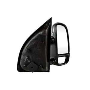 AutoShack KAPFO1321226 Passenger Towing Mirror Manual Black Textured Non-Heated Manual Folding Replacement for 1999-2006 2007 Ford F-250 Super Duty F-350 Super Duty 5.4L 6.0L 6.8L 7.3L V8 4WD RWD