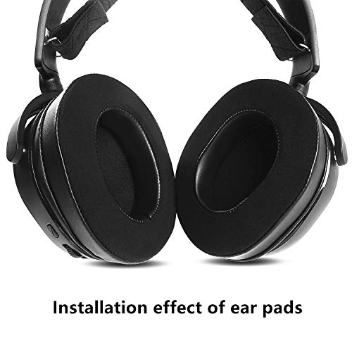 Upgraded Gel-Infused Ear Pads Cushions Cups Replacement Compatible with SteelSeries Arctis 1 Arctis 3 Arctis 5 Arctis 7 Arctis Pro Arctis 9X Gaming Headset Headphone (Black Gel-Infused)