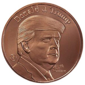 trump copper round 1oz pure copper coin