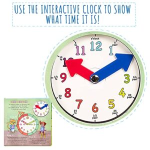 Amonev Clock Book Time Teaching Story Book Tell Us The Time Milo!