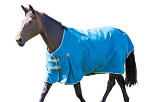 shires highlander plus 0g standard neck blanket teal 69"