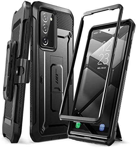 SUPCASE Unicorn Beetle Pro Series Case for Samsung Galaxy Note 20 (2020 Release), Full-Body Rugged Holster & Kickstand Without Built-in Screen Protector (Black)