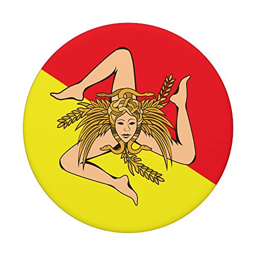 Sicilian Pride - Sicilia - Sicily Trinacria PopSockets PopGrip: Swappable Grip for Phones & Tablets