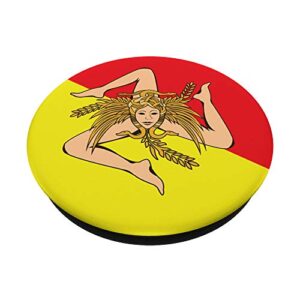 Sicilian Pride - Sicilia - Sicily Trinacria PopSockets PopGrip: Swappable Grip for Phones & Tablets