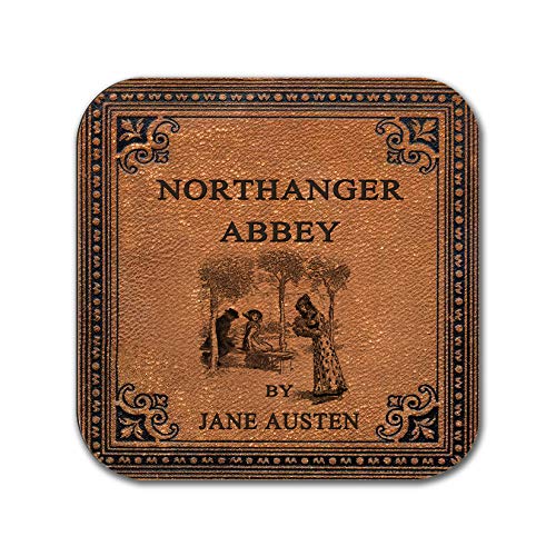 6 Coasters with Complete Novels of Jane Austen . Six Coffee Mug Coasters with Complete Novels of Jane Austen's Book Designs. (Book Title)