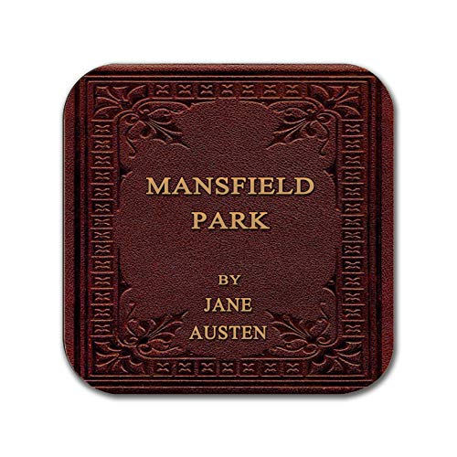 6 Coasters with Complete Novels of Jane Austen . Six Coffee Mug Coasters with Complete Novels of Jane Austen's Book Designs. (Book Title)