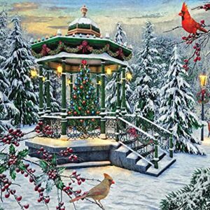 Springbok 1000 Piece Jigsaw Puzzle Holiday Gazebo - Made in USA