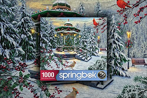 Springbok 1000 Piece Jigsaw Puzzle Holiday Gazebo - Made in USA