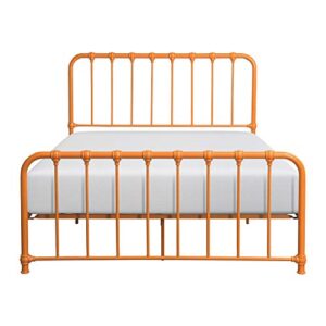 Lexicon Urbana Metal Bed, Full, Orange