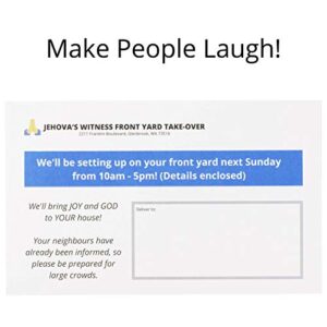 17 Prank Envelopes - Witty Pranks For Adults Funny Envelope For Birthday & Holiday Card. April Fools Day Practical Jokes By Mail Prank For Friends & Family, or Coworkers Gag, Pranks For Adults