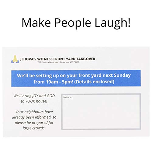 17 Prank Envelopes - Witty Pranks For Adults Funny Envelope For Birthday & Holiday Card. April Fools Day Practical Jokes By Mail Prank For Friends & Family, or Coworkers Gag, Pranks For Adults