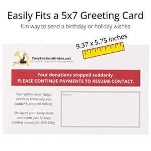 17 Prank Envelopes - Witty Pranks For Adults Funny Envelope For Birthday & Holiday Card. April Fools Day Practical Jokes By Mail Prank For Friends & Family, or Coworkers Gag, Pranks For Adults