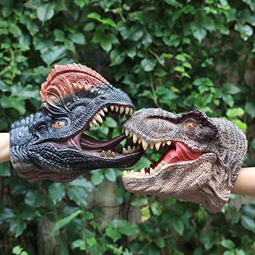 Dinosaur Toys Puppets for Kids, t rex Dinosaur playset Toys Dino Claw for Boys, 6 pcs