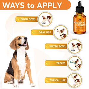 Clearmax Allergy Immunity for Dogs - Dog Itch Relief - Natural Supplement for Cat Allergy & Dog Allergy Relief - Calming Natural Support for Dogs & Cats (2 Oz)