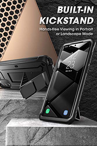 SUPCASE Unicorn Beetle Pro Series Case for Samsung Galaxy Note 20 Ultra (2020 Release), Full-Body Rugged Holster & Kickstand Without Built-in Screen Protector (Black)