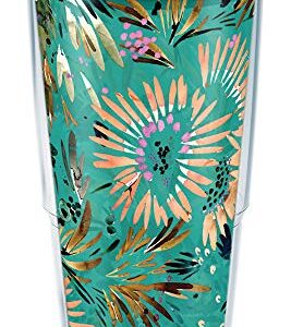 Tervis Made in USA Double Walled Kelly Ventura Insulated Tumbler Cup Keeps Drinks Cold & Hot, 24oz, Autumn Garden