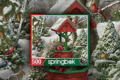 Springbok 500 Piece Jigsaw Puzzle Winter's Wish - Made in USA