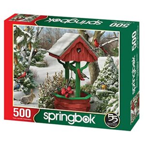 Springbok 500 Piece Jigsaw Puzzle Winter's Wish - Made in USA