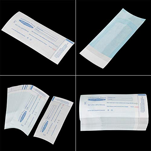 Yosoo Health Gear Sterilization Pouch, Autoclave Sterilizer Bag, 200Pcs Self Sealing Sterilization Bags Dental Sterilization Bags for Dentist Tools, Cleaning Tools